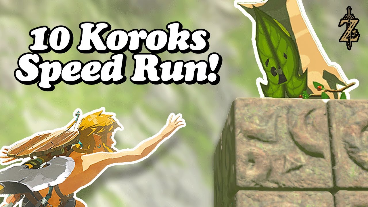 My First Speedrun Record Was Successful! 10 Korok Collection Zelda ...