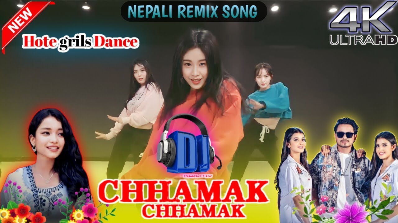 Chhamak Chhamak Dj Remix Song || Simran Pariyar New song | Santosh Sunar chamak chamak ...