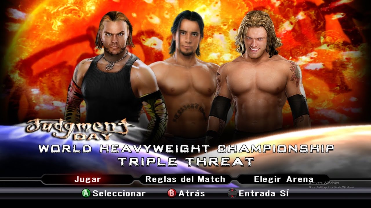TRIPLE THREAT Jeff Hardy vs CM Punk vs Edge - Smackdown vs Raw 2009 ...