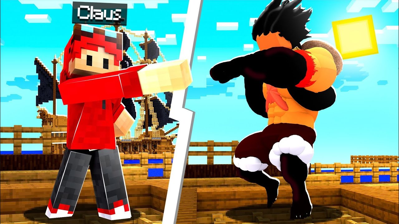 testei TODOS os PODERES da GOMU GOMU NO MI no Minecraft PE Addon - YouTube