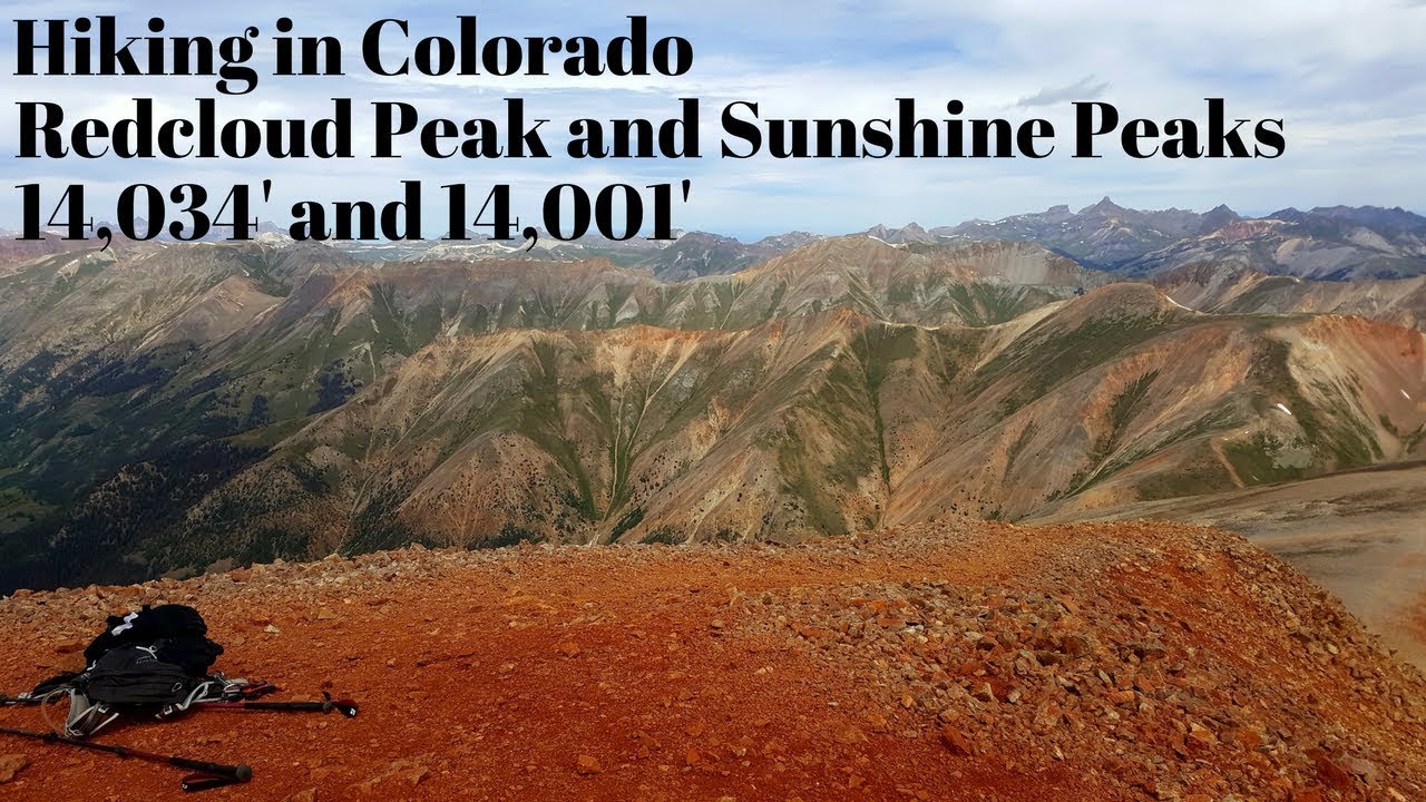 Colorado 14ers - Redcloud Peak and Sunshine Peak - YouTube