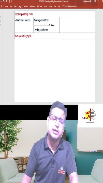 #how to calculate operating cycle# - YouTube