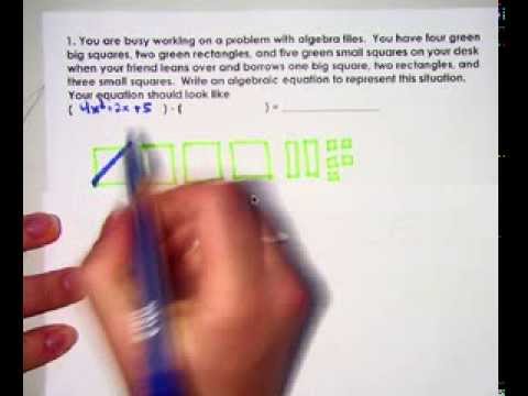 Introduction to Algebra Tiles/ Part 3: Subtracting Algebraic ...