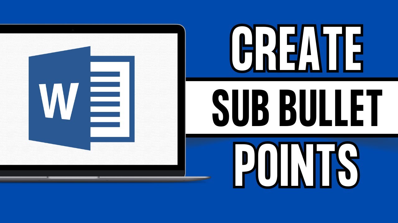 How To Create Sub Bullet Points In Word Full Guide YouTube how-to-create-sub-bullet-points-in-word-full-guide-youtube