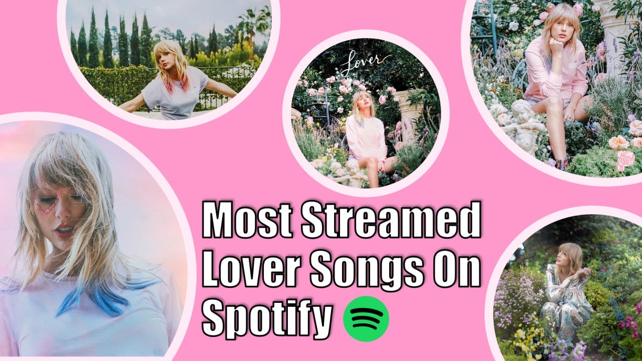 Most Streamed Lover Songs On Spotify (All Versions Combined) - YouTube