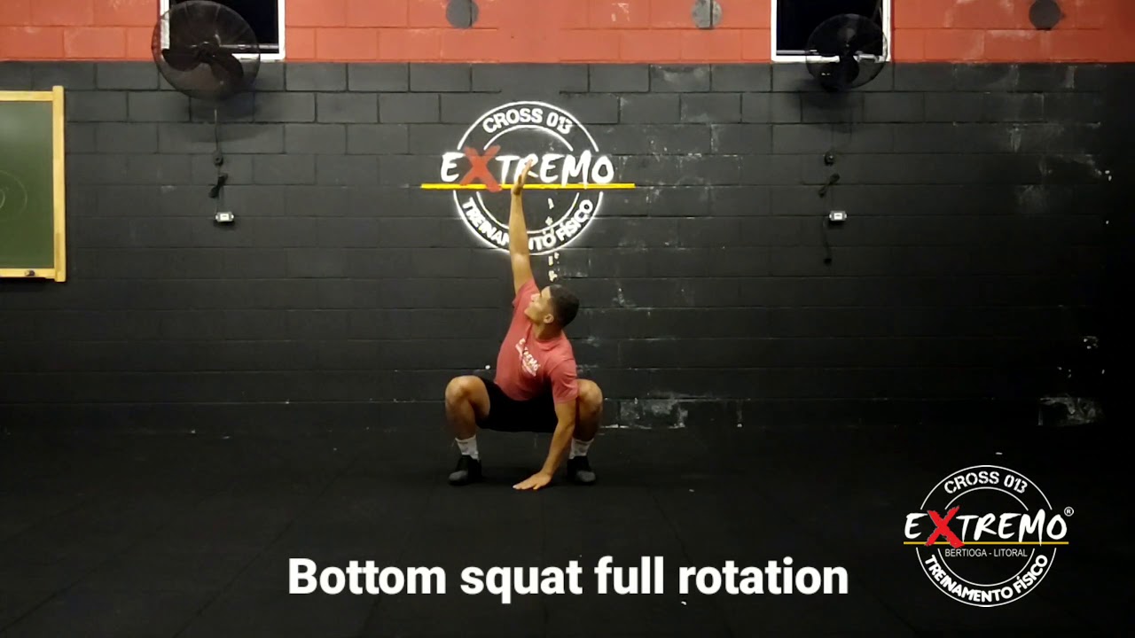 Bottom squat full rotation - Mobility - YouTube