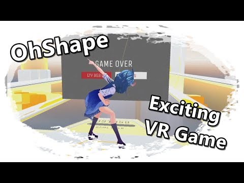 [OhShape VR] 까다롭지만 재밌는 VR 댄스게임! 비트세이버와 또다른 매력이 있어요! - YouTube