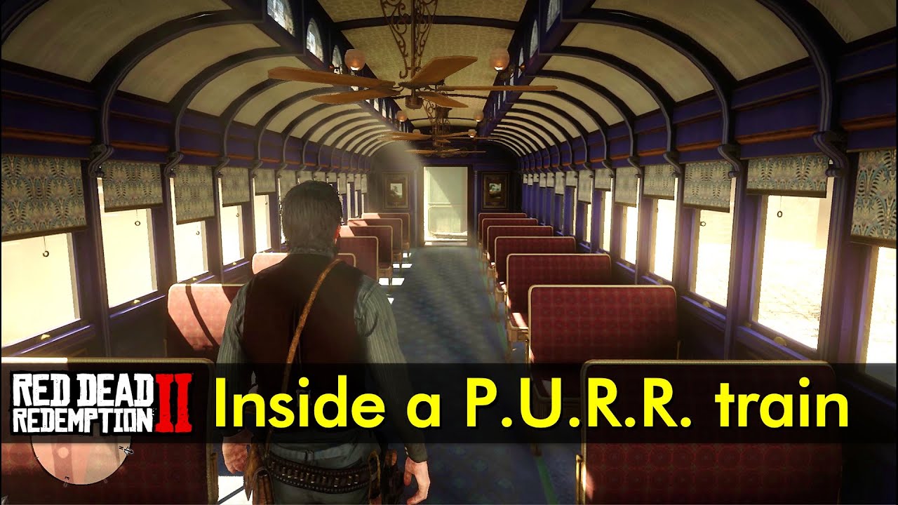 PURR train interior tour | Red Dead Redemption 2 - YouTube