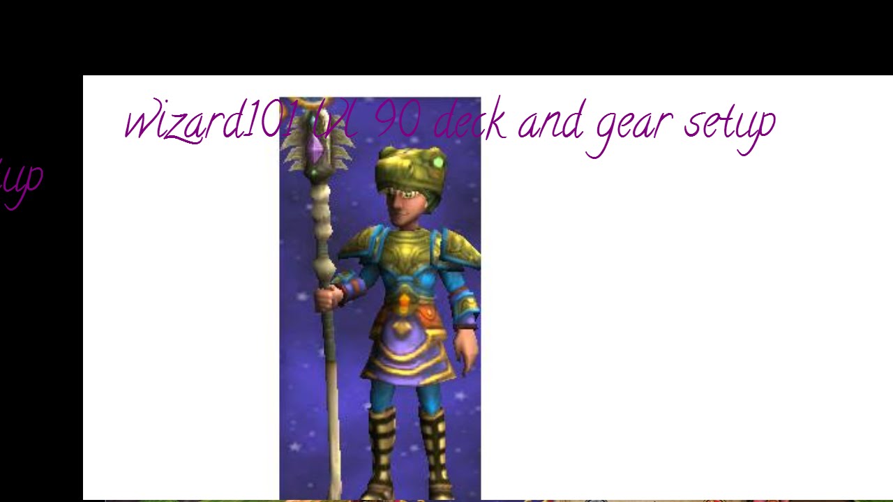 Wizard101 lvl 90 life gear and deck setup - YouTube
