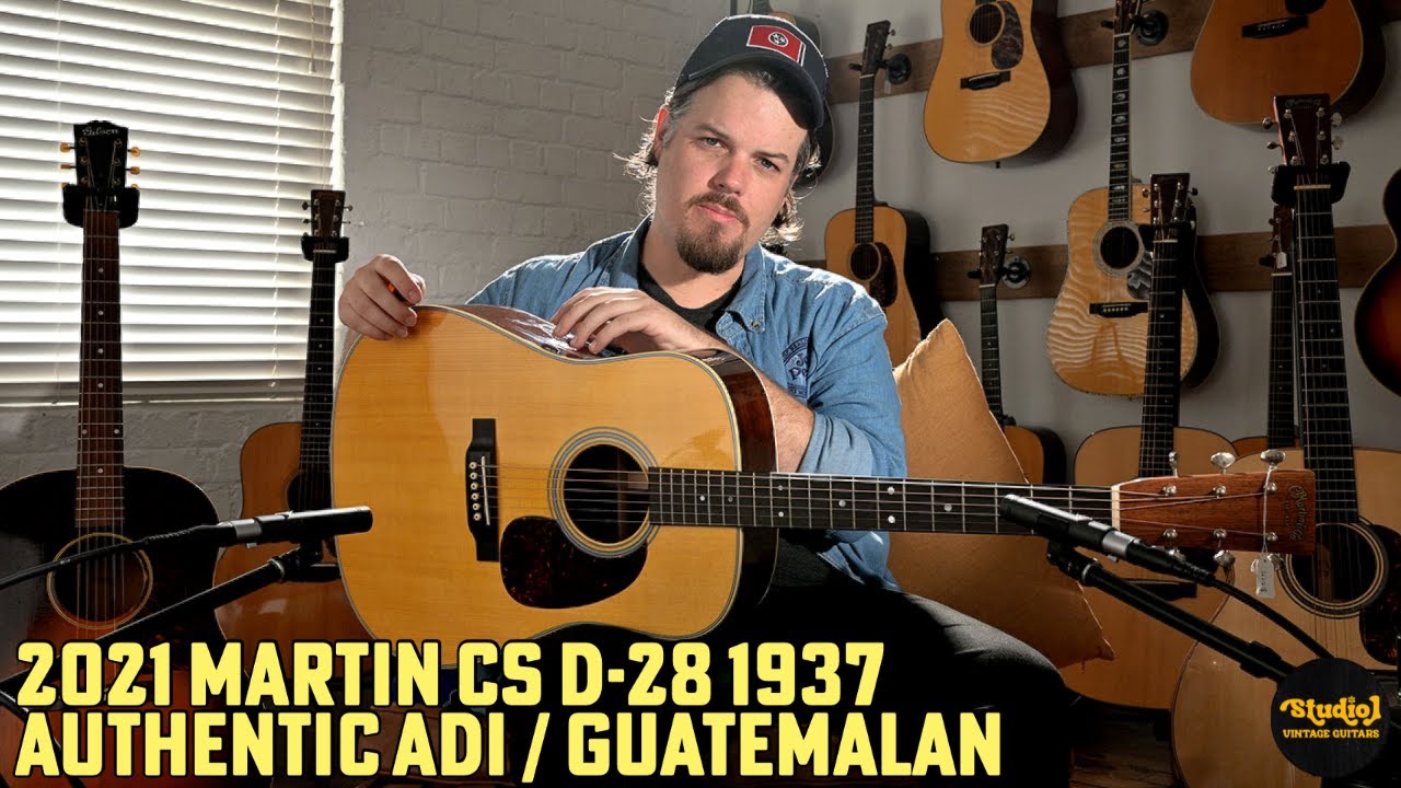 2021 Martin CS D-28 1937 Authentic Adirondack / Guatemalan | Nick ...