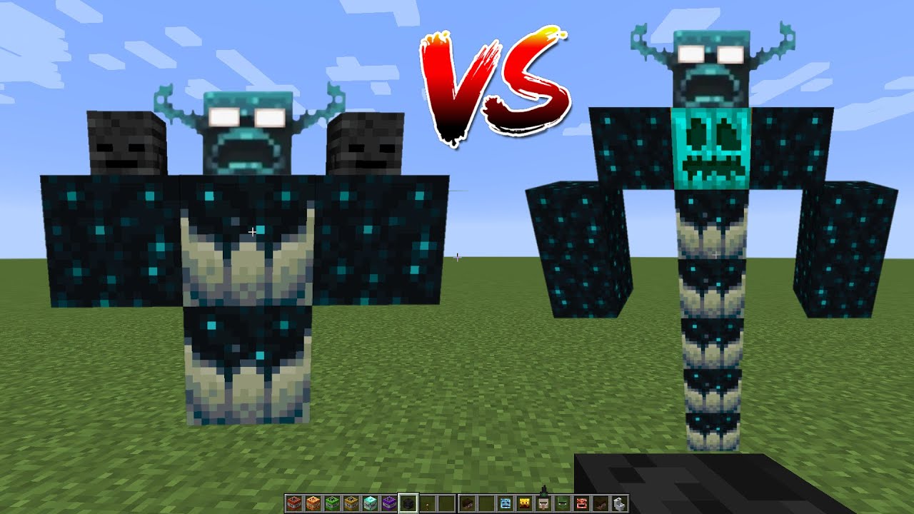 what if you create a WARDEN MINI vs WARDEN BOSS in MINECRAFT (part 46 ...