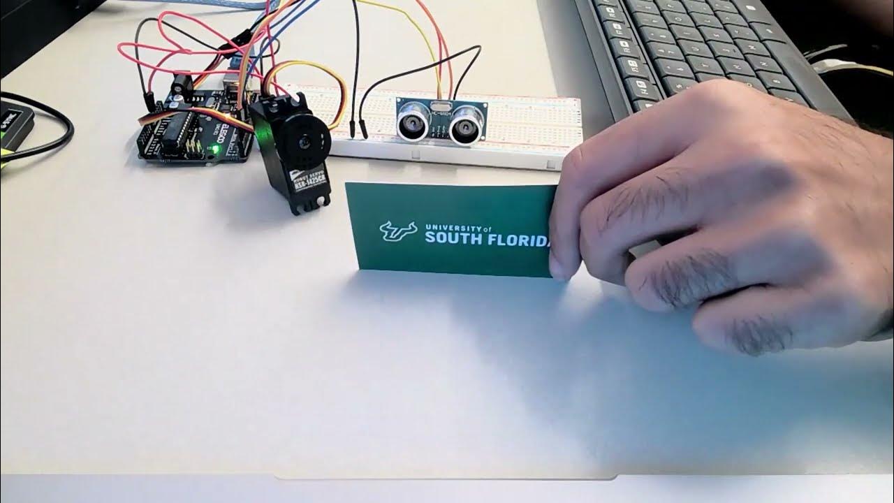 Controlling A Servo Motor Using An Ultrasonic Sensor Arduino And Matlab Simulink Youtube