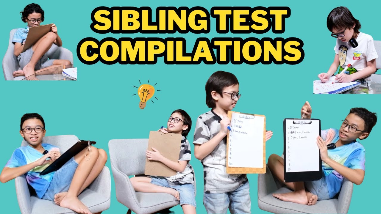 Sibling Test Compilation! - YouTube