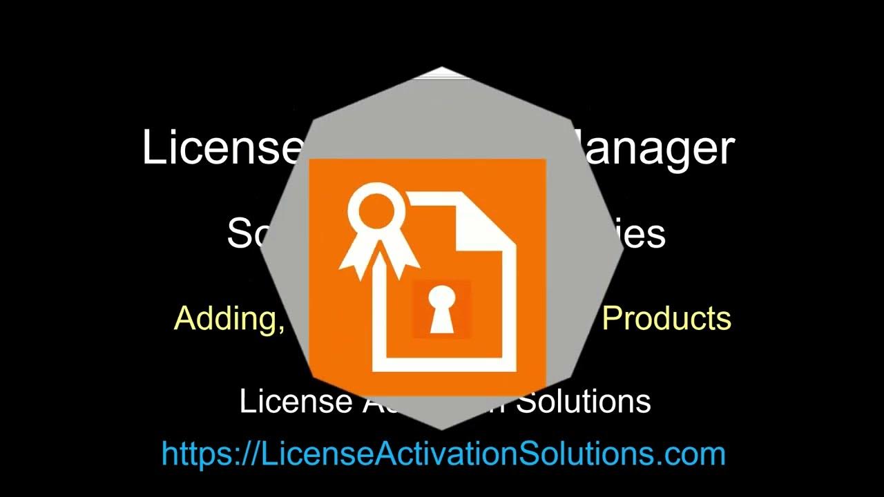 Adding Editing and Deleting product in license activation manager - YouTube
