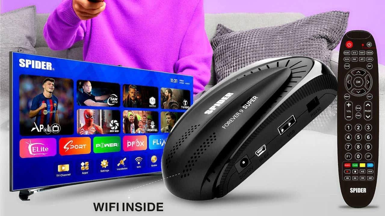 ️ شناخت بیشتر از رسیور اسپایدر فوراور 9 SPIDER FOREVER 9 super جهت خرید ...