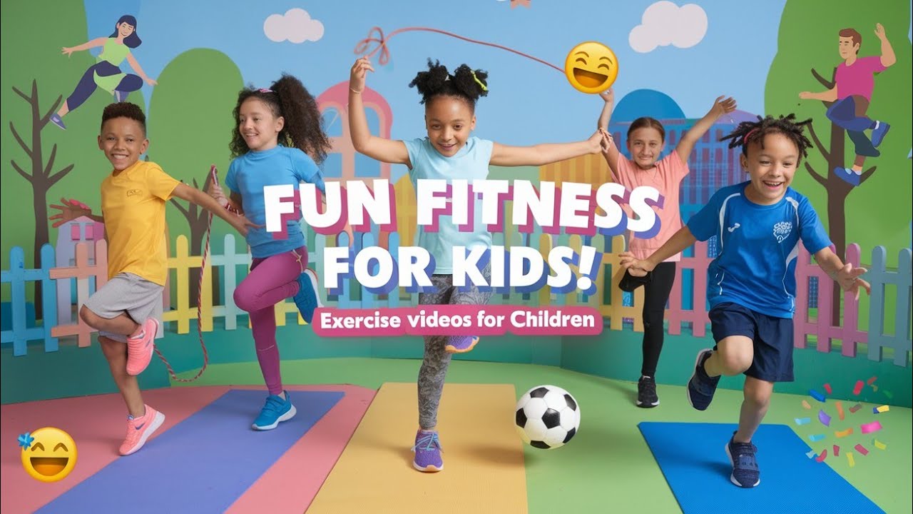 Fun Fitness for Kids! Exercise Videos for Children - YouTube