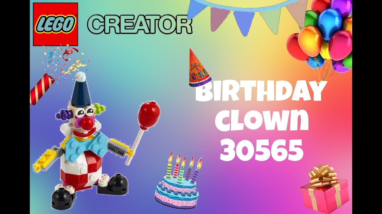 Lego Creator 30656 - Birthday clown / speed buid rewiew - YouTube