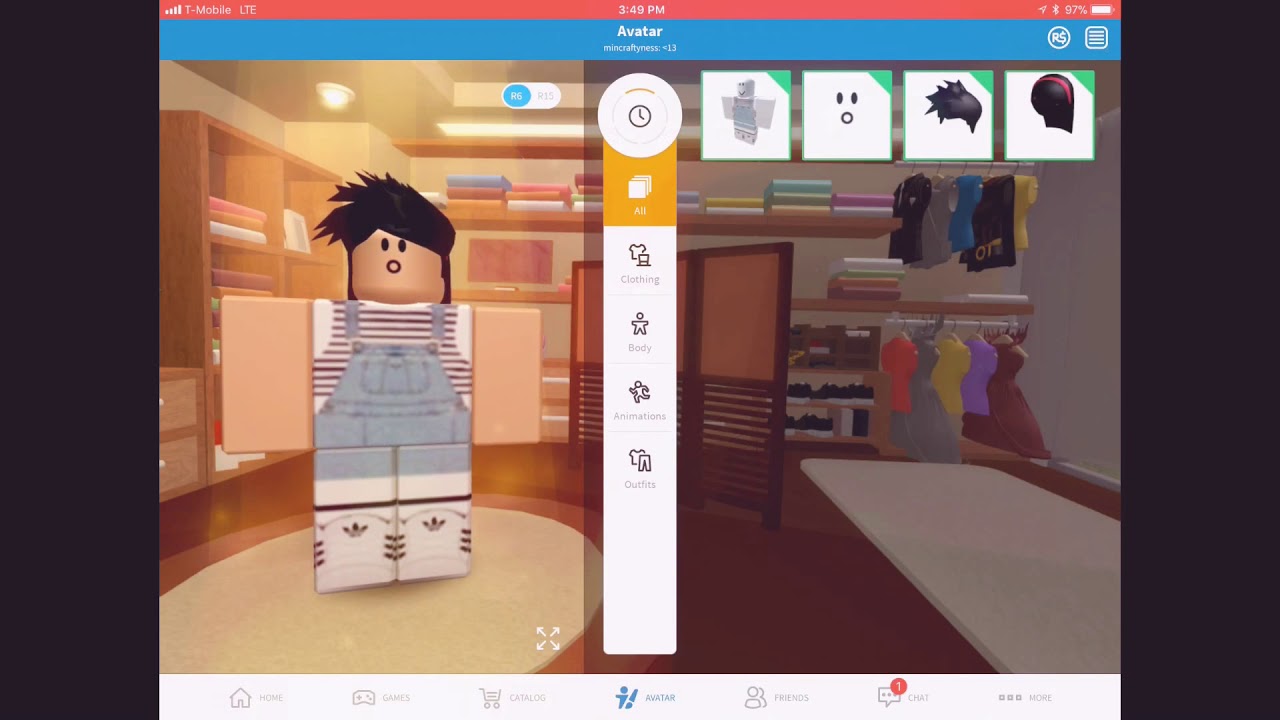 Roblox avatar makeover - YouTube