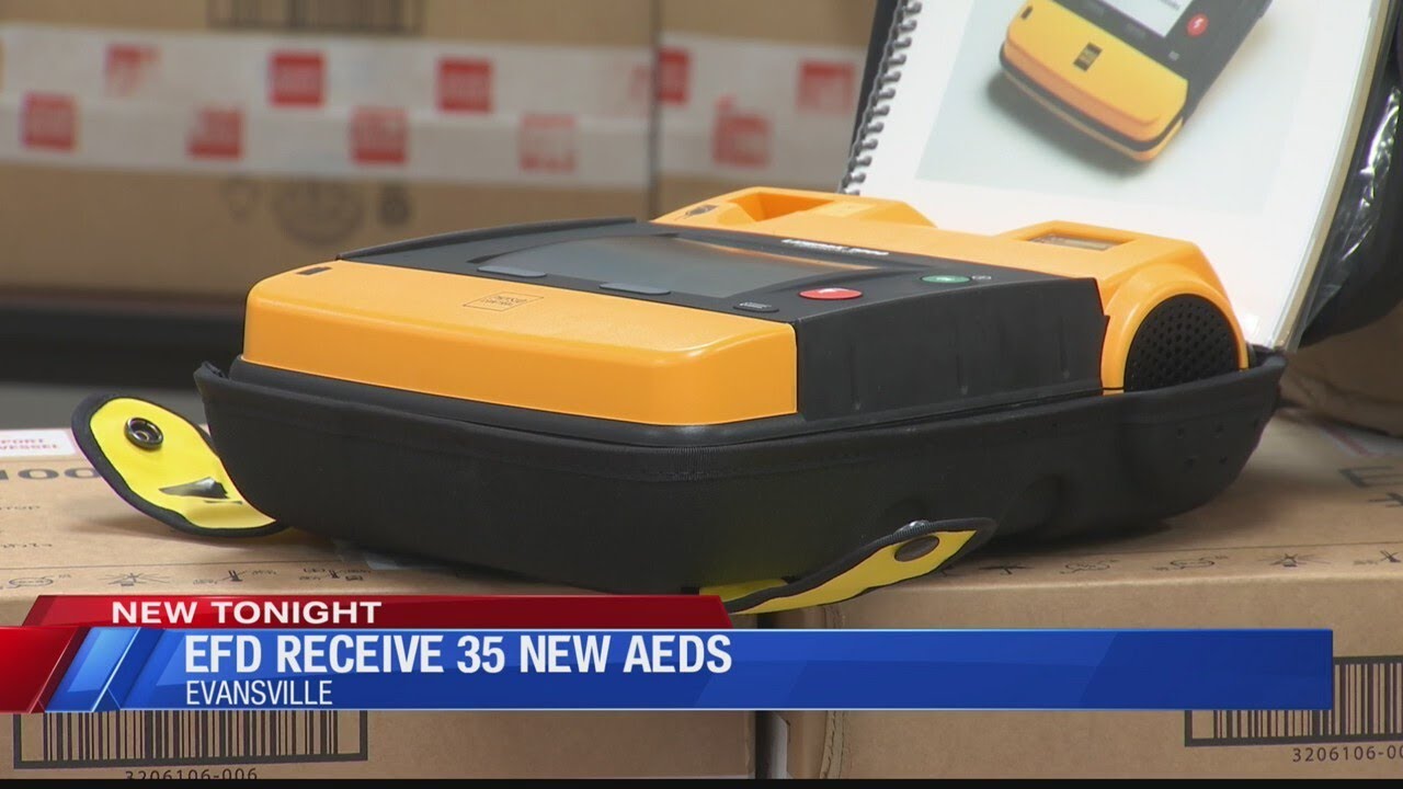 EFD Receives New AEDs - YouTube