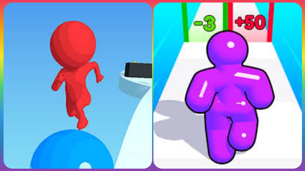 Tall Man Run 3d Vs Stack Rider 3D 🟤⚫️New Levels Big New Update Max Walkthrough Android iOS ...