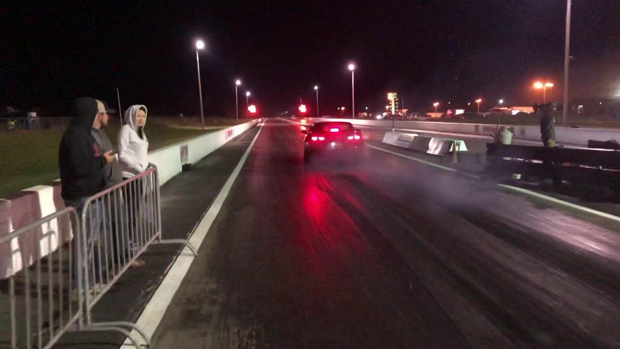 Drag racing my wife’s first race and beating a friend in his Tesla ...