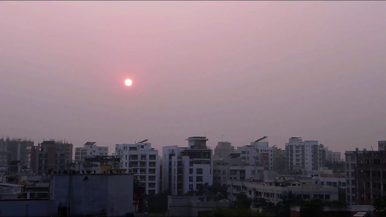 Sunset Time-lapse, Dhaka City - YouTube