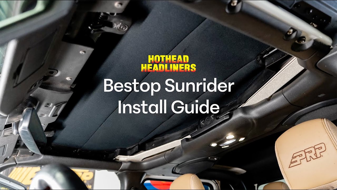 Hotheads Headliner Install Guide - Sunrider for Hardtop - YouTube