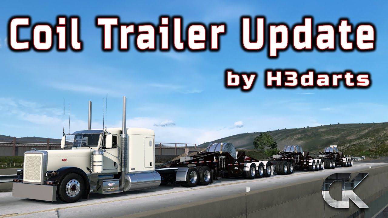 American Truck Simulator | Pratt Coil Trailer by H3darts | Pete 389 ...