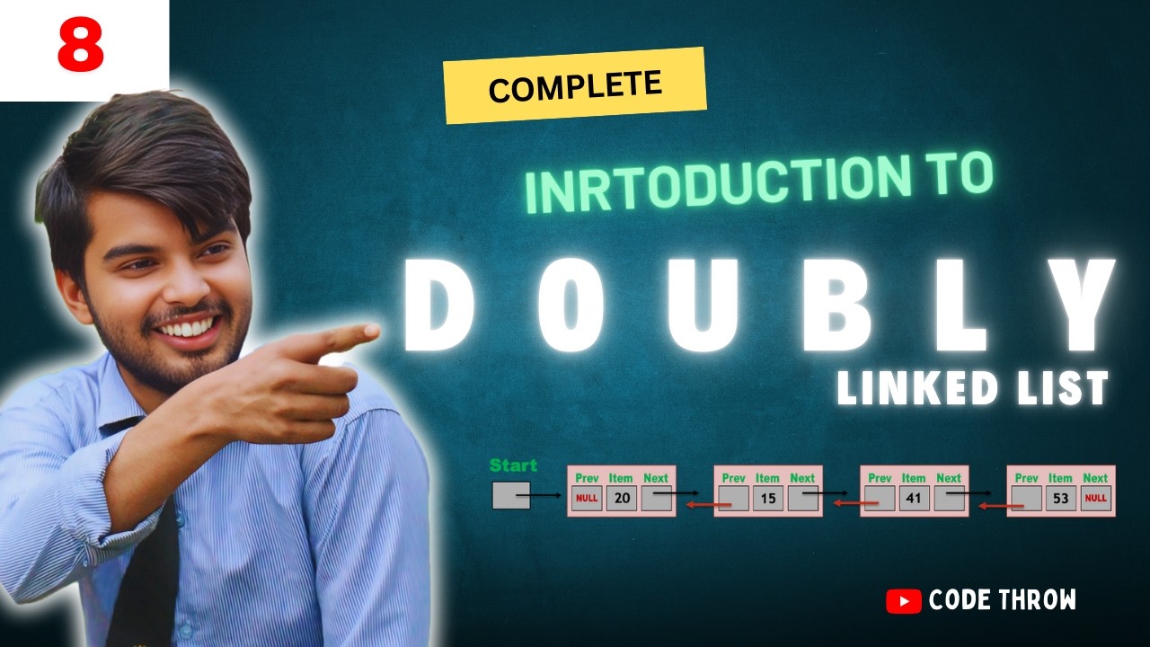 Doubly Linked List Data Structure ♥️ | Ultimate DSA Playlist - YouTube