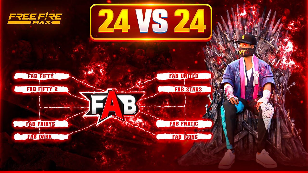 24 VS 24 Fab Guild War🔥 | Round 2 | Garena Free Fire - YouTube