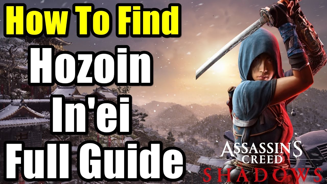 How To Find Hozoin In'ei | Assassin's Creed Shadows - YouTube