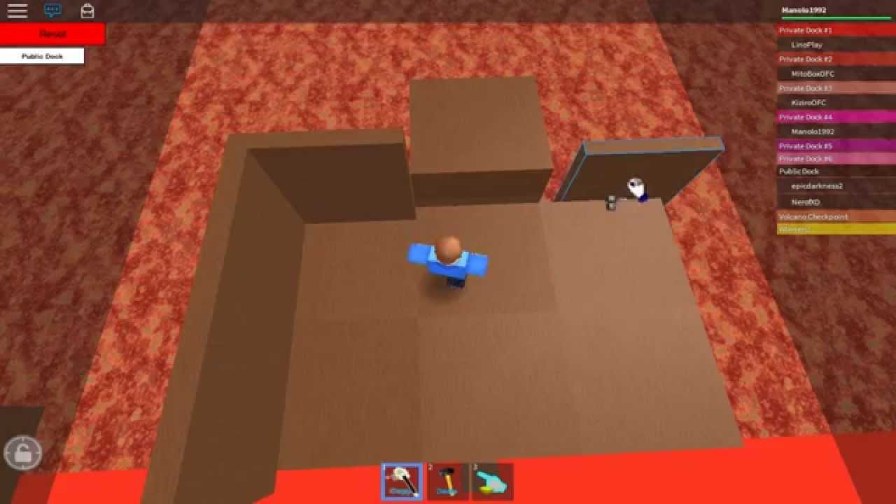 Jogando Roblox Raft Survival Volcano - YouTube