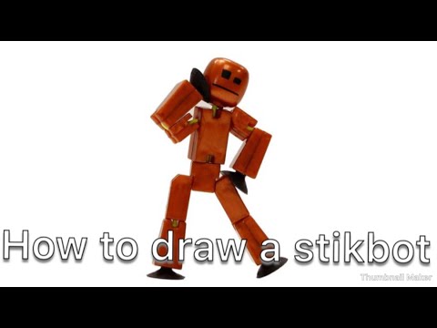How to draw a stikbot! (Part 1) - YouTube