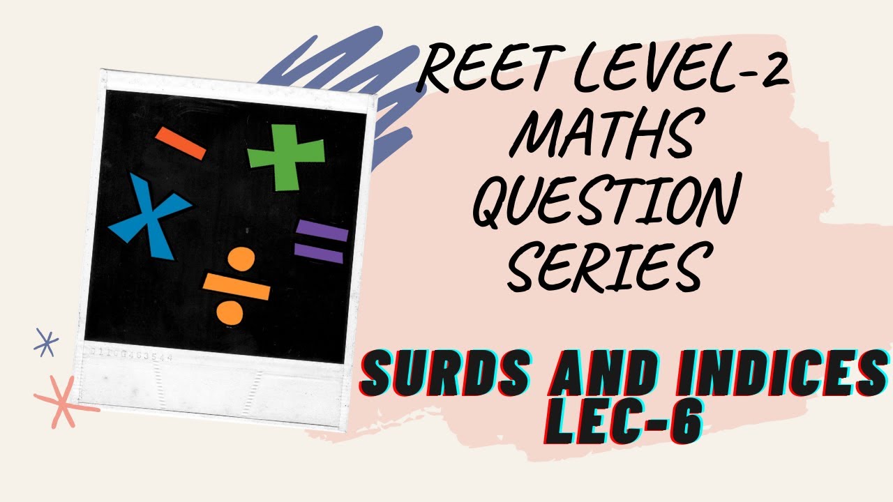 REET Level-2 maths question series[ Lec-6] - YouTube