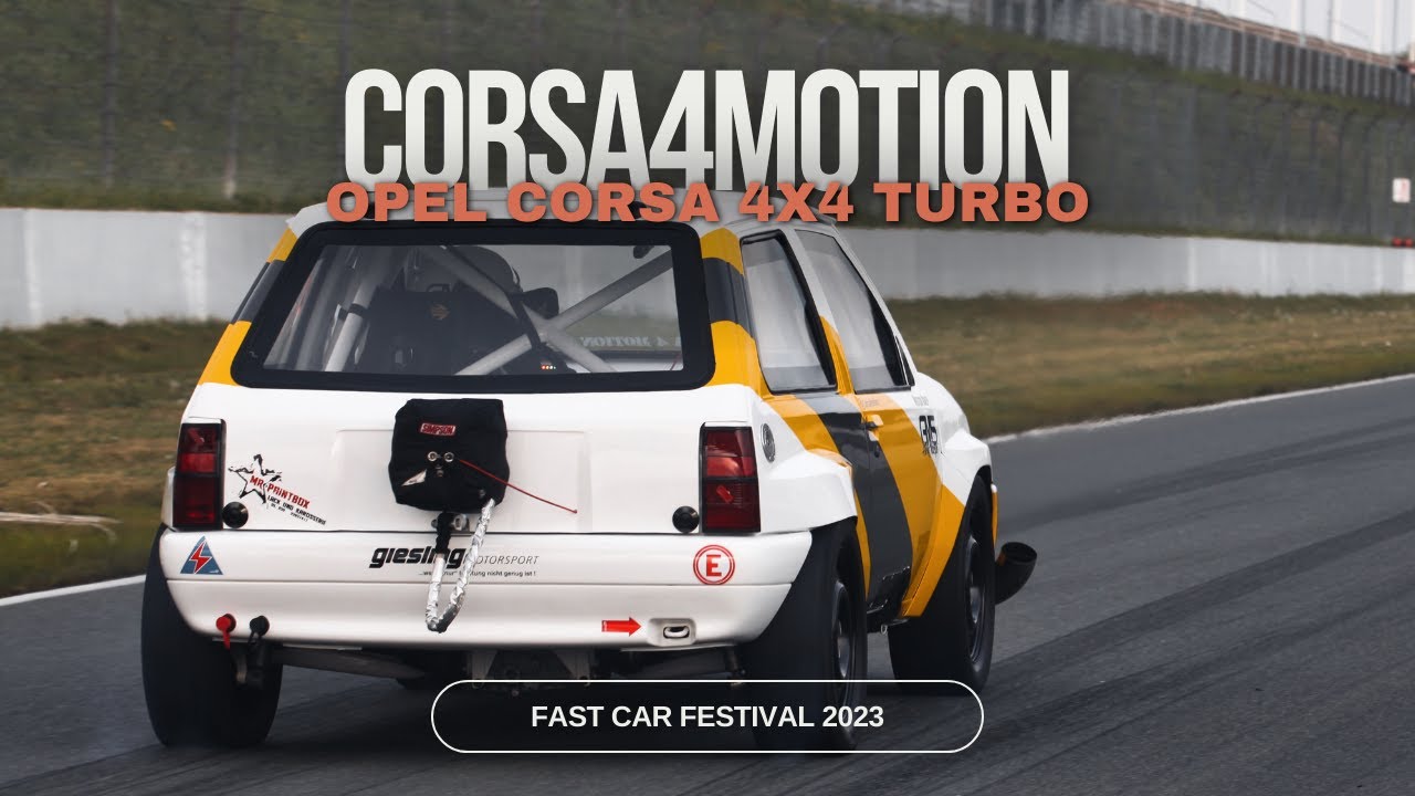 Dragrace 1/8 Mile - Corsa4Motion Opel Corsa 4x4 C20XE Turbo @ Fast Car ...