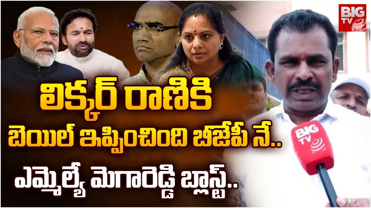 లిక్కర్ రాణి కి బెయిల్ ఇప్పించింది బీజేపీ నే.. | MLA Megha Reddy Firs ...