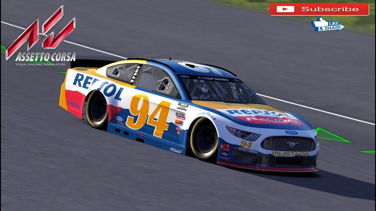 Assetto Corsa RSS Hyperion 2020 Ford Mustang Nascar 2020 Test Race ...