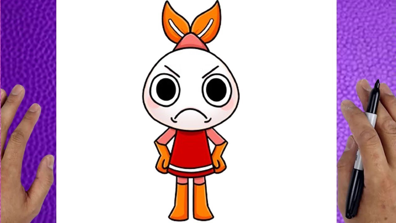 Oceanic Fun! 🦀 Draw Shrimpo from Dandy's World, the colorful shrimp ...