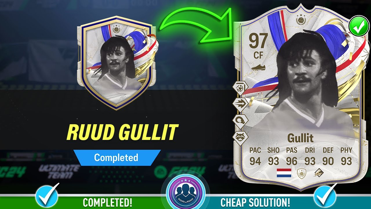 97 Greats of the Game Icon Ruud Gullit SBC Completed - Cheap Solution ...