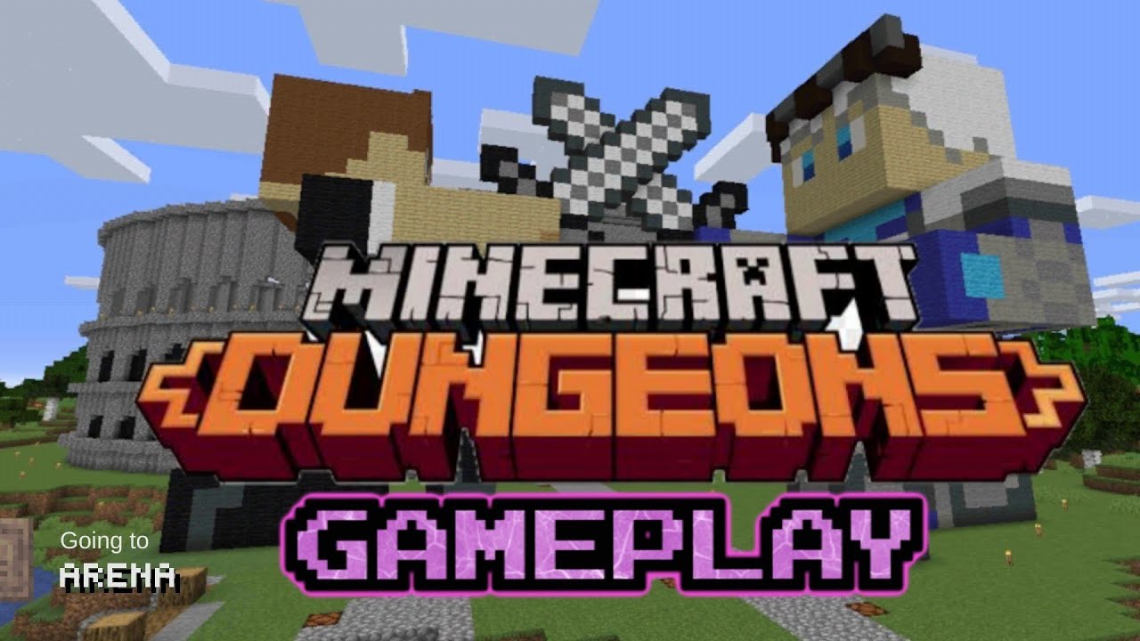 MINECRAFT DUNGEONS MOBILE | COLOSSEUM OF HERO ARENA GAMEPLAY 1 - YouTube