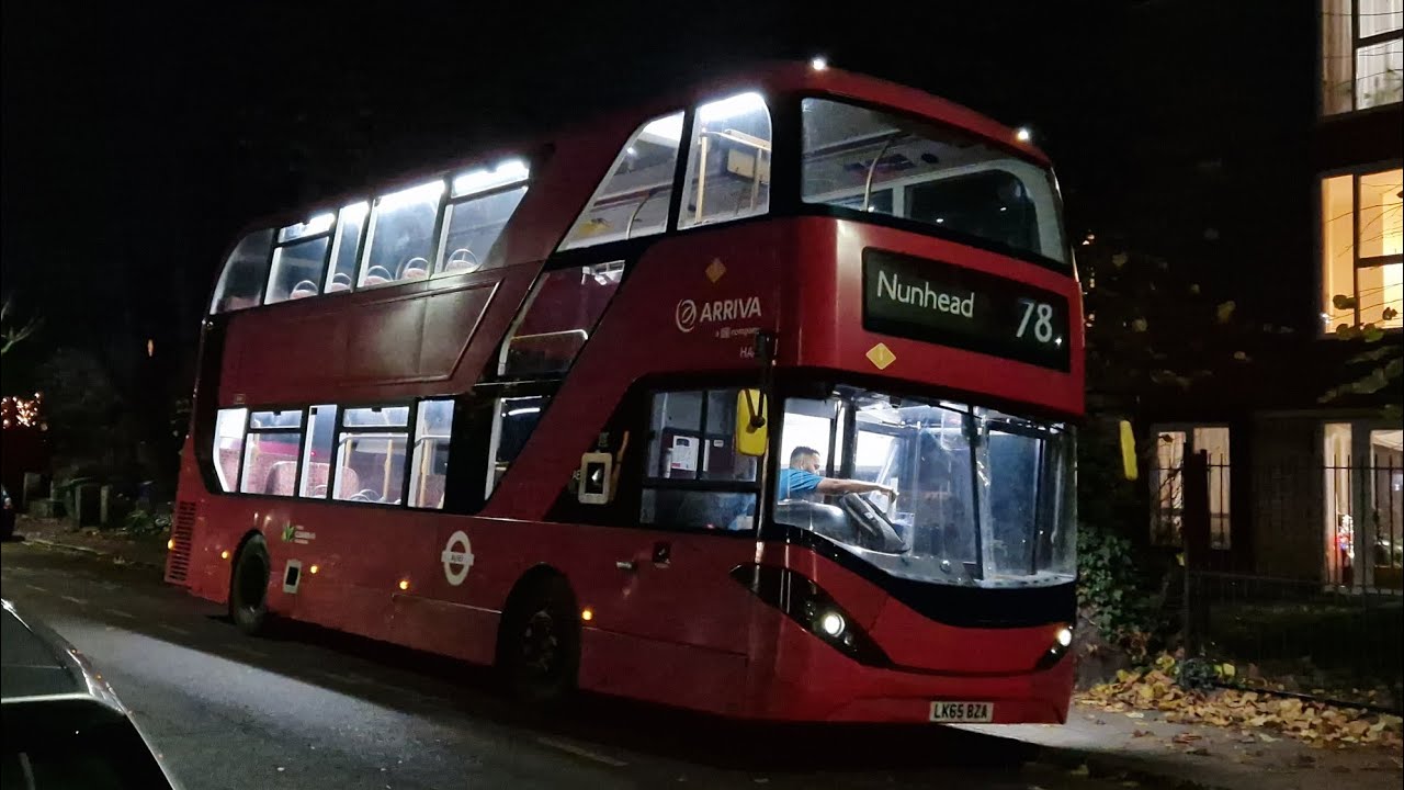 *Fast + Nice Driver* Arriva London HA4 LK65BZA Bus Route 78 (Now Go ...
