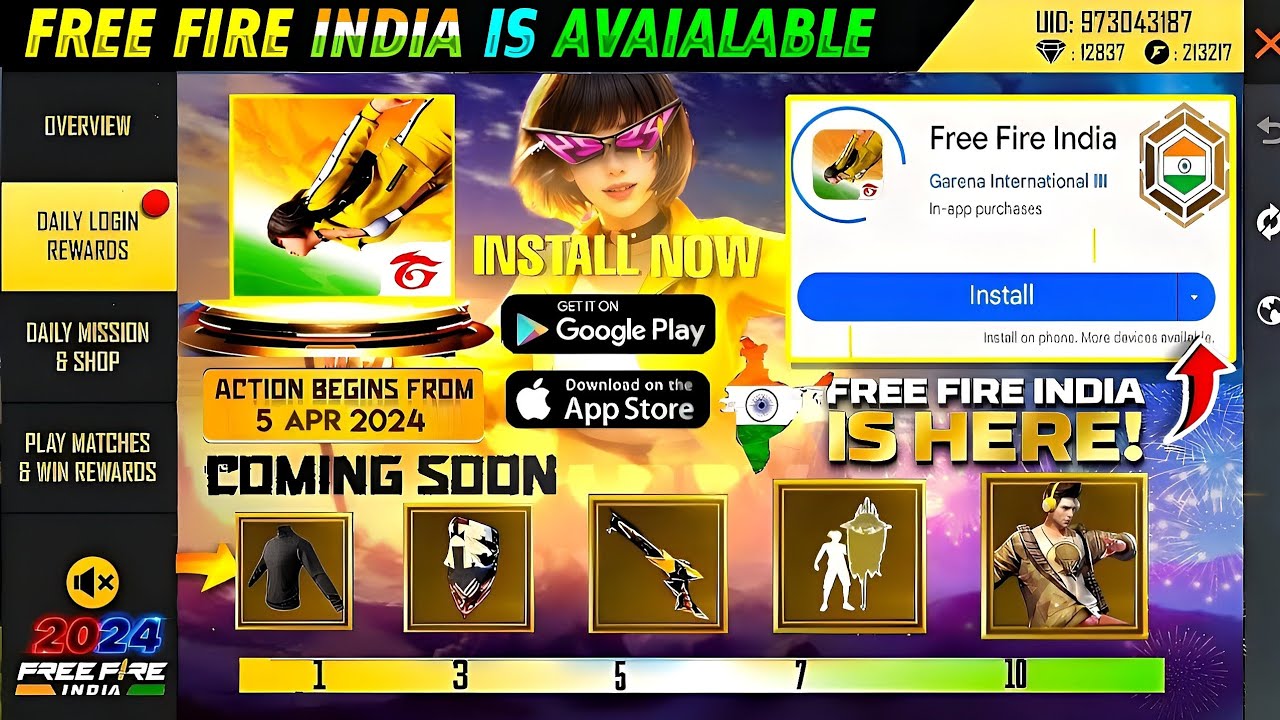 New FF India launch - YouTube