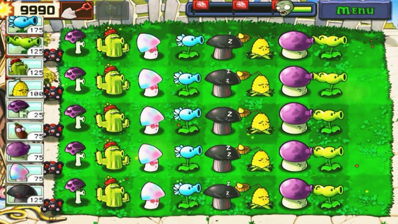 Plant Vs Zombie Gameplay | Day level 7 Gameplay | Adventure Gameplay ...