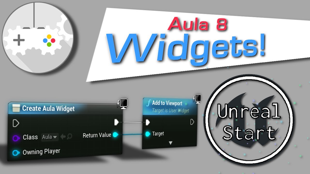 Aula 8 - Widgets (Unreal Start) - YouTube