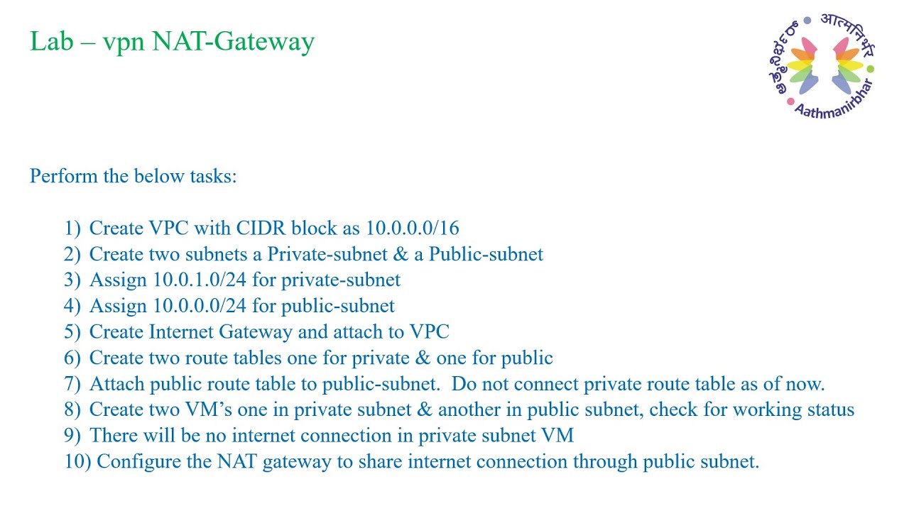 VPN NAT gateway -Lab - YouTube