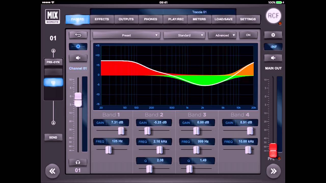 RCF M18 Digital Mixer Tutorial 5 - YouTube