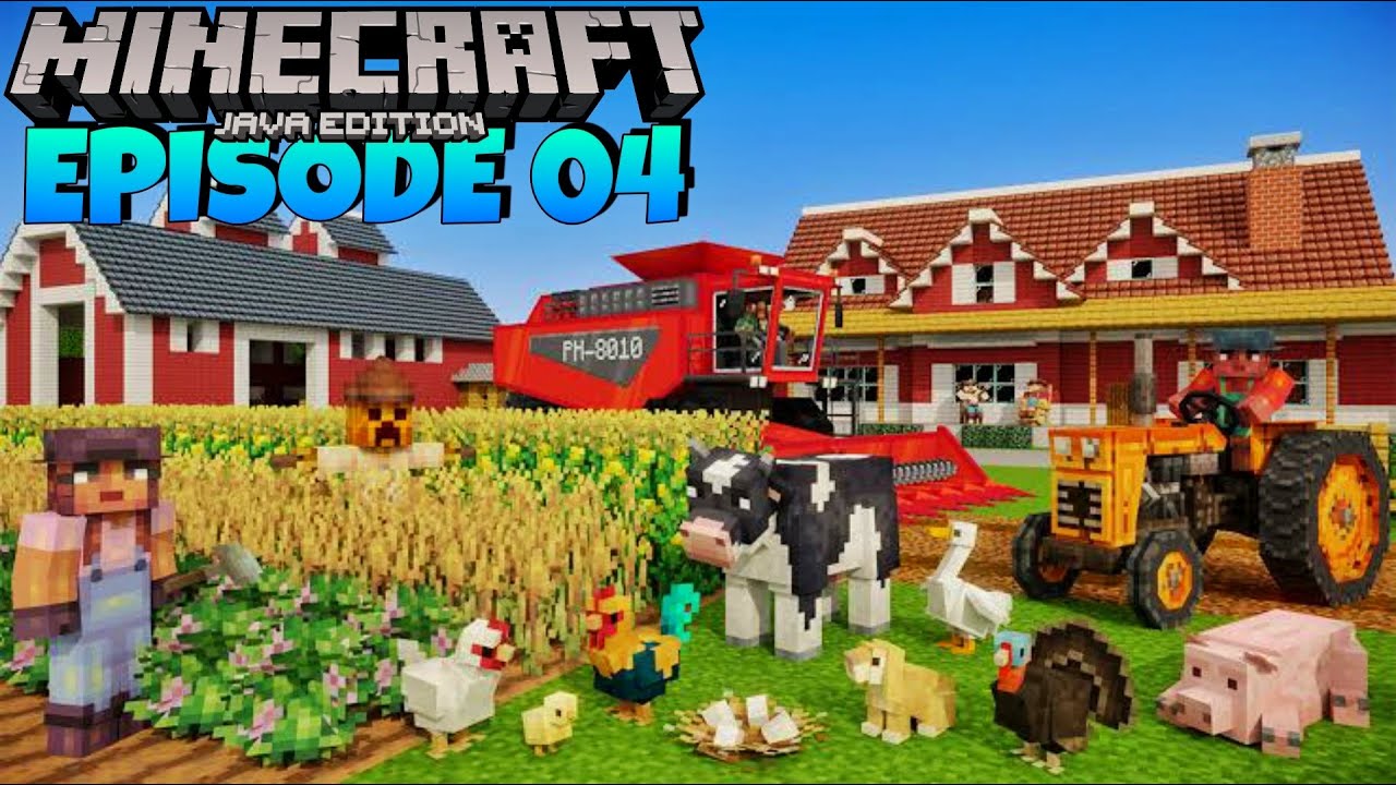 Minecraft java lets play episode 04 malayalam gameplay (Wheat farm ...
