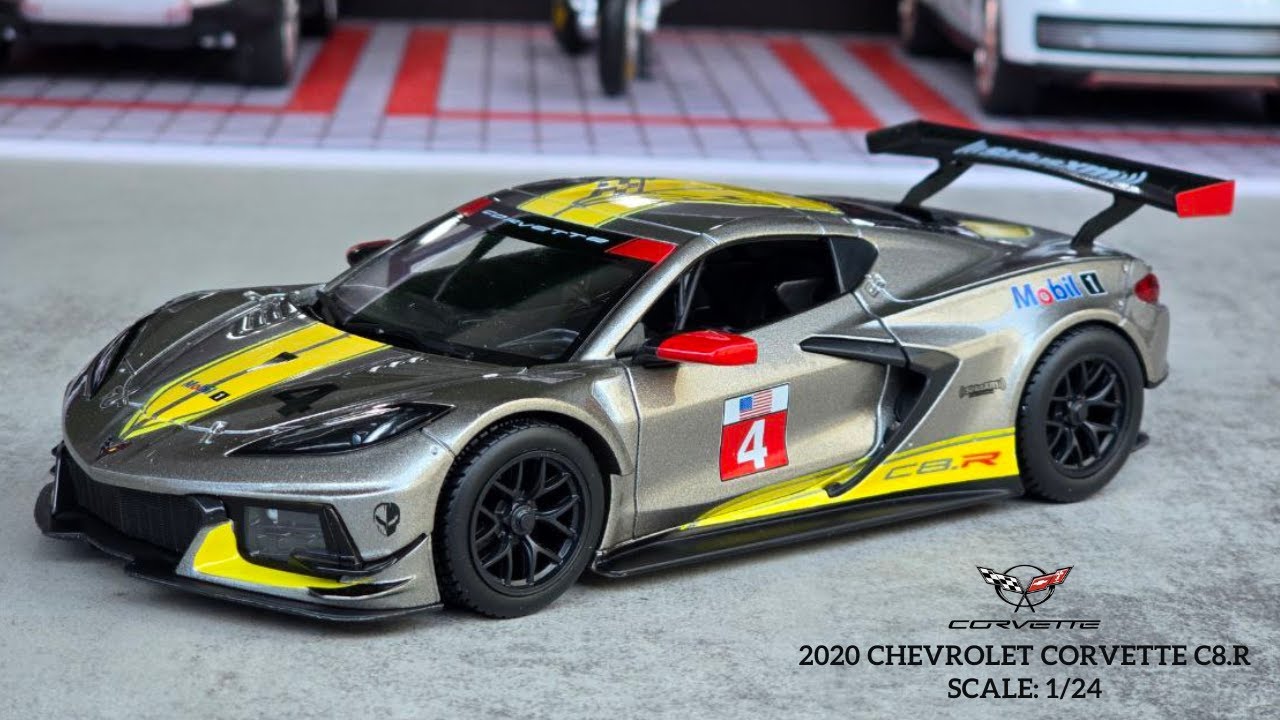 HD Miniature | 2020 Chevrolet Corvette C8.R 1/24 Bburago Scale Model ...