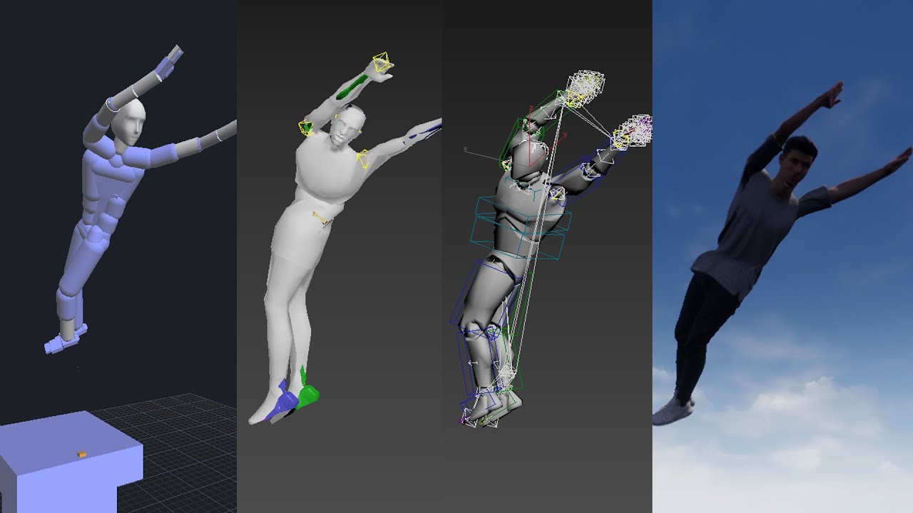 Unreal Engine 4 Test Parkour Animation From Endorphin - YouTube