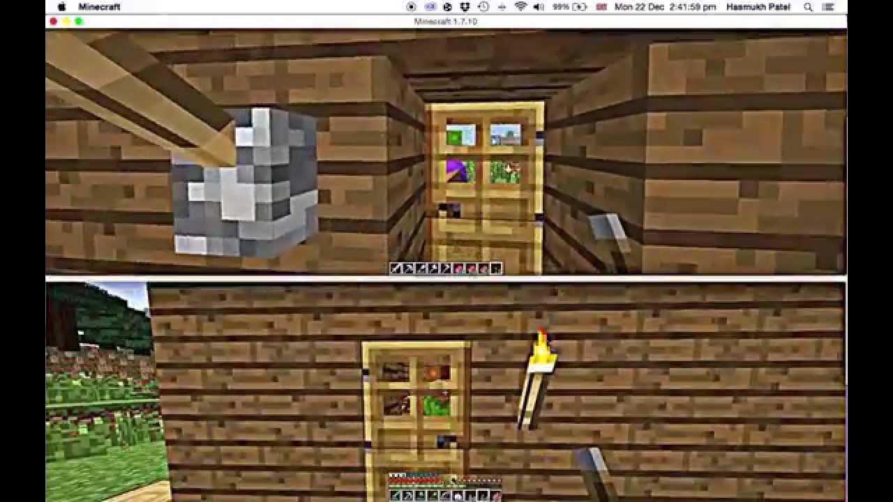 Minecraft Split-Screen Adventure Part 1 - YouTube